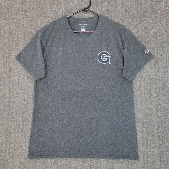 Champion | Shirts | Georgetown University Hoyas Tshirt Mens Large Gray ...
